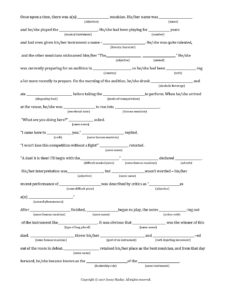 Musical Mad Libs - Jenny Maclay