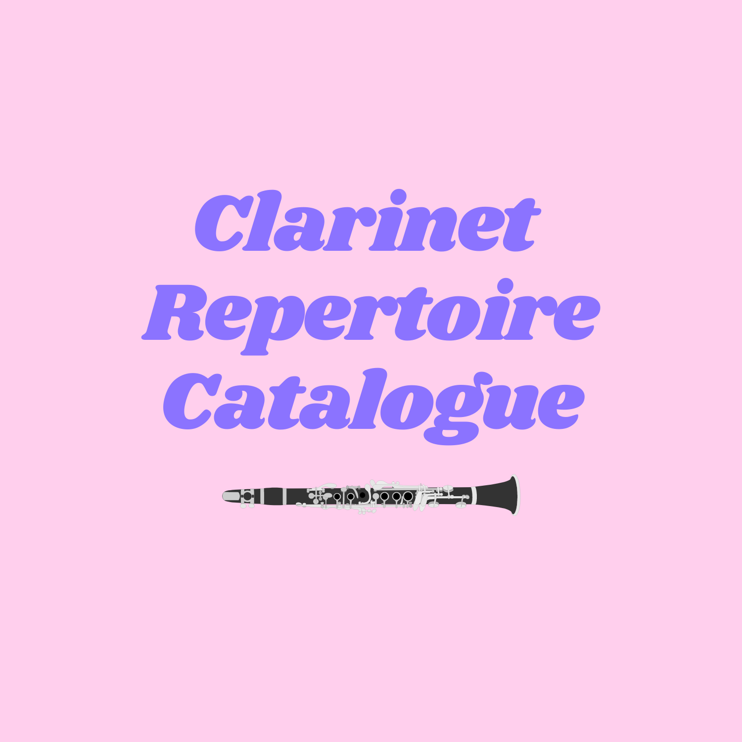 Clarinet Repertoire Catalogue - Jenny Maclay