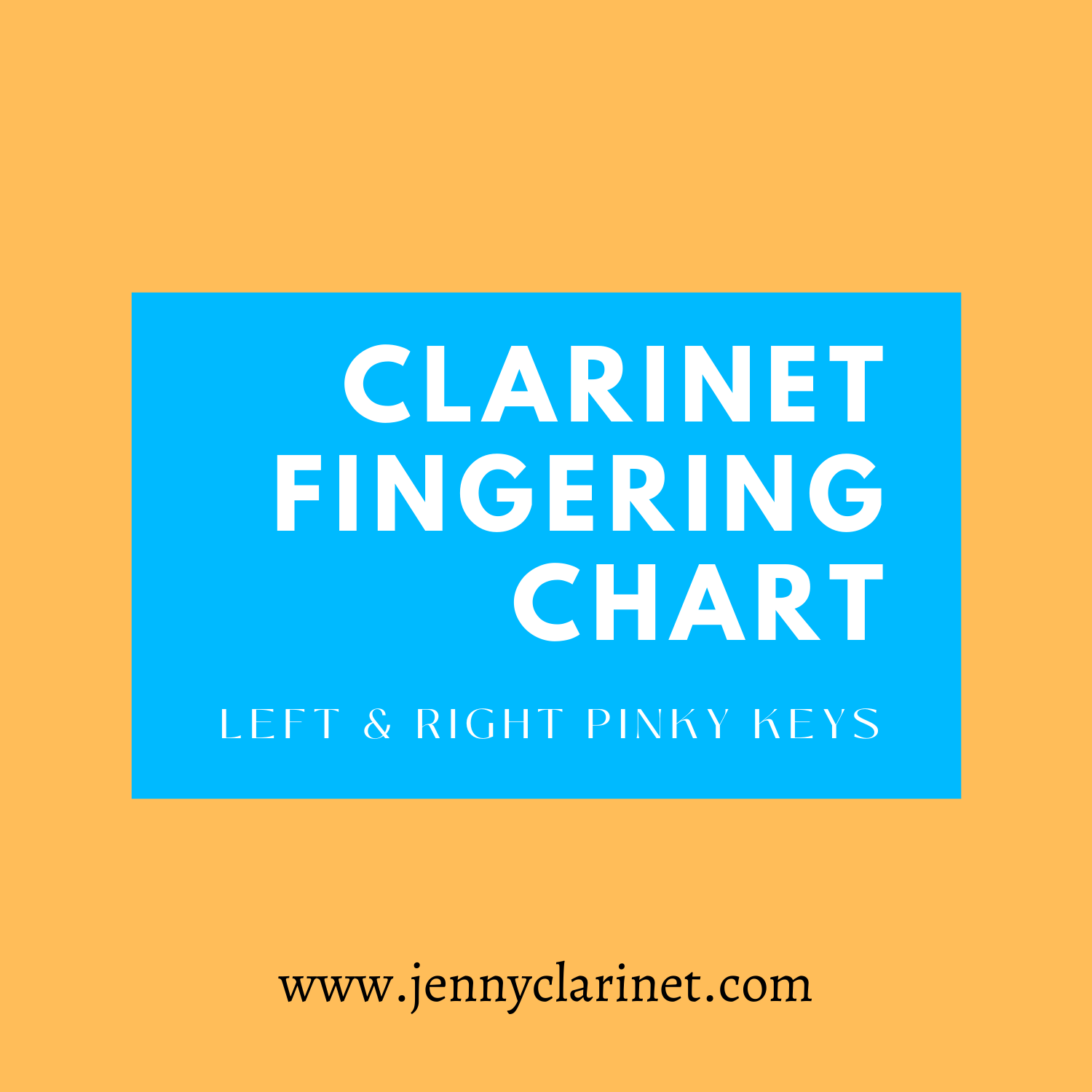 Clarinet Fingering Chart – Left & Right Pinky Fingers - Jenny Maclay